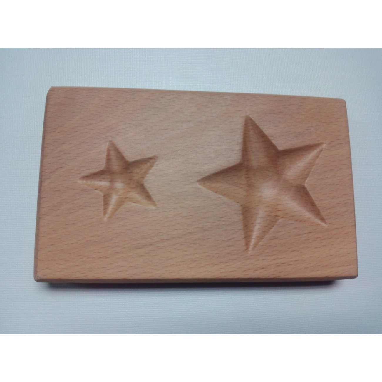 PLACA EMBUTIR ESTRELLA MADERA